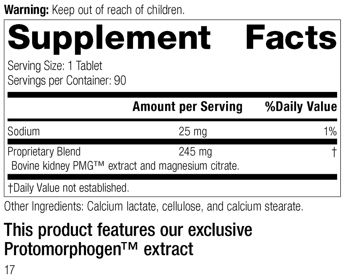 Renatrophin Pmg 90 Tablets Snow Holistic Health